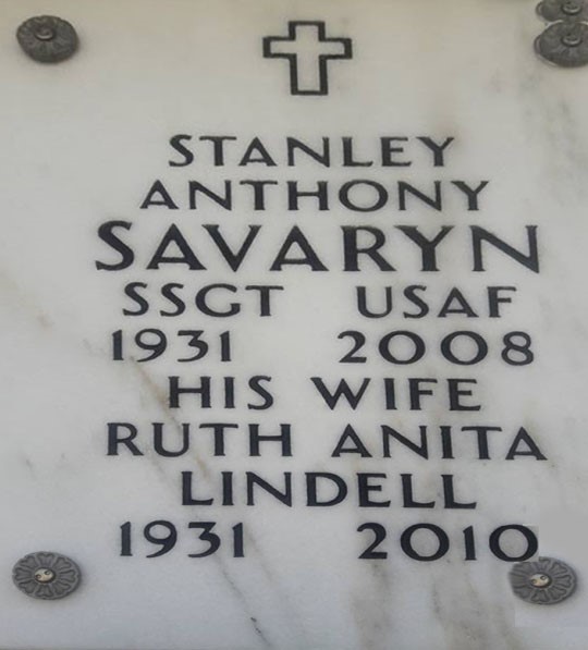 Stanley Anthony Savaryn, Staff Sergeant USAF | Genealogy Ensemble