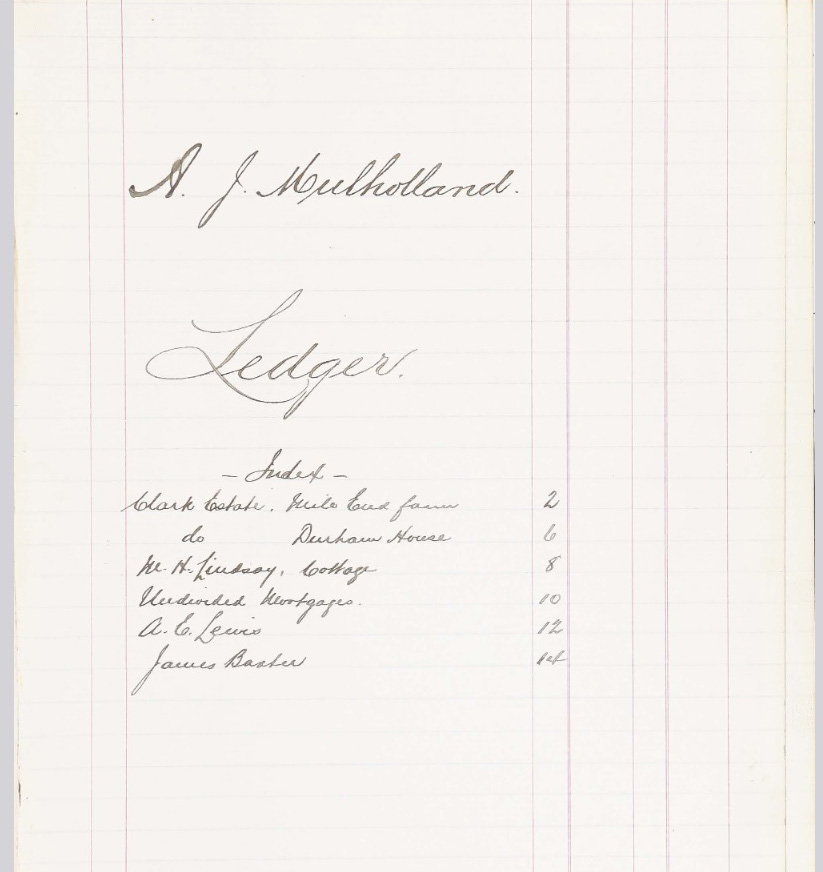 Aunt Amelia’s Ledger | Genealogy Ensemble