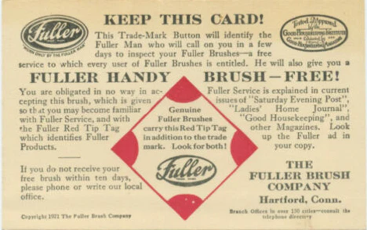 The Fuller Brush Salesman | Genealogy Ensemble